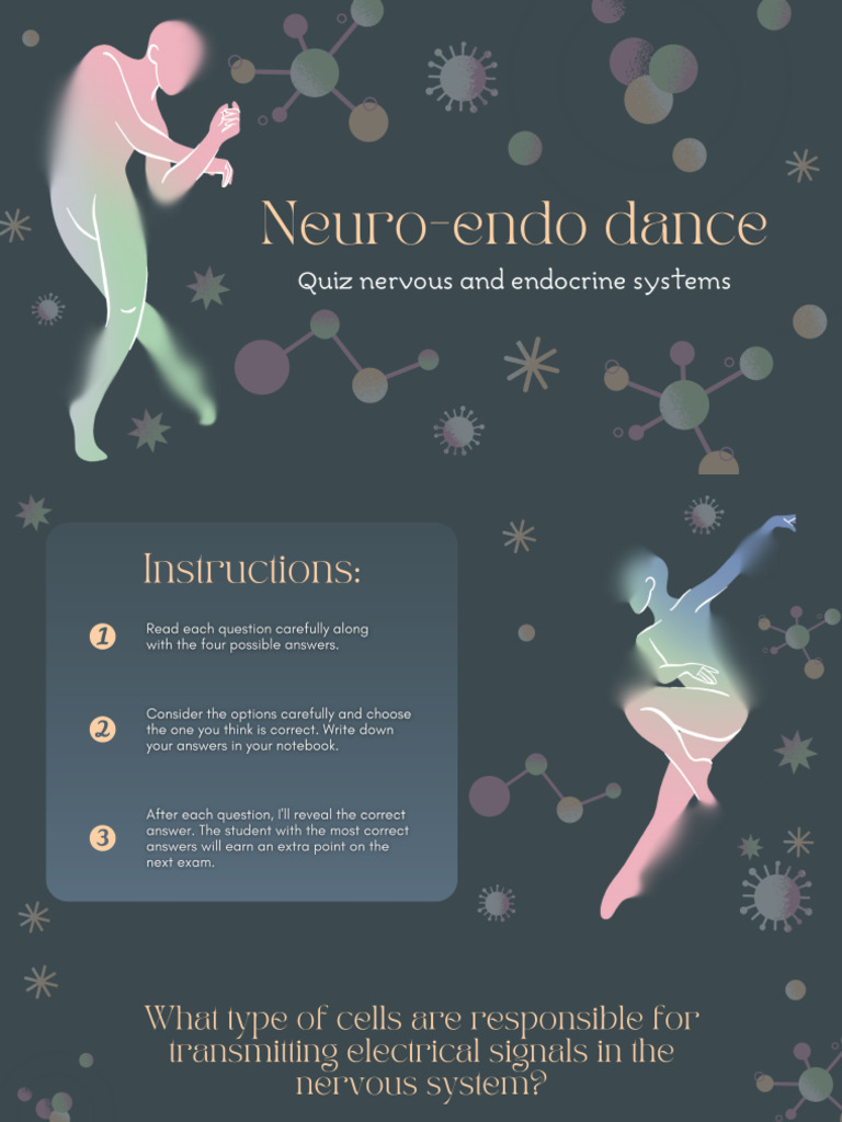 Nervous and Endocrine Systems Quiz Presentation in Colorful ...
