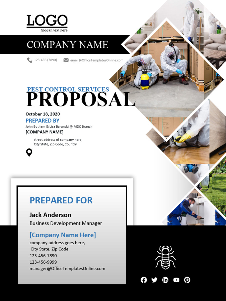 Pest Control Services Proposal | PDF | Pest Control | Pest (Organism)