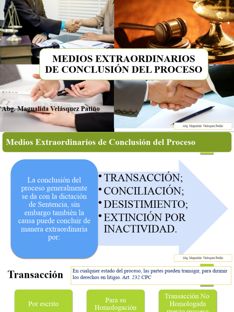 Tema 7 Conclusión Extraord PC1 | PDF | Demanda judicial | Sentencia (ley)