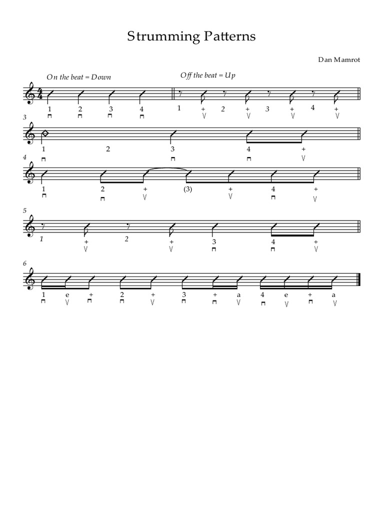 Strumming Patterns | PDF