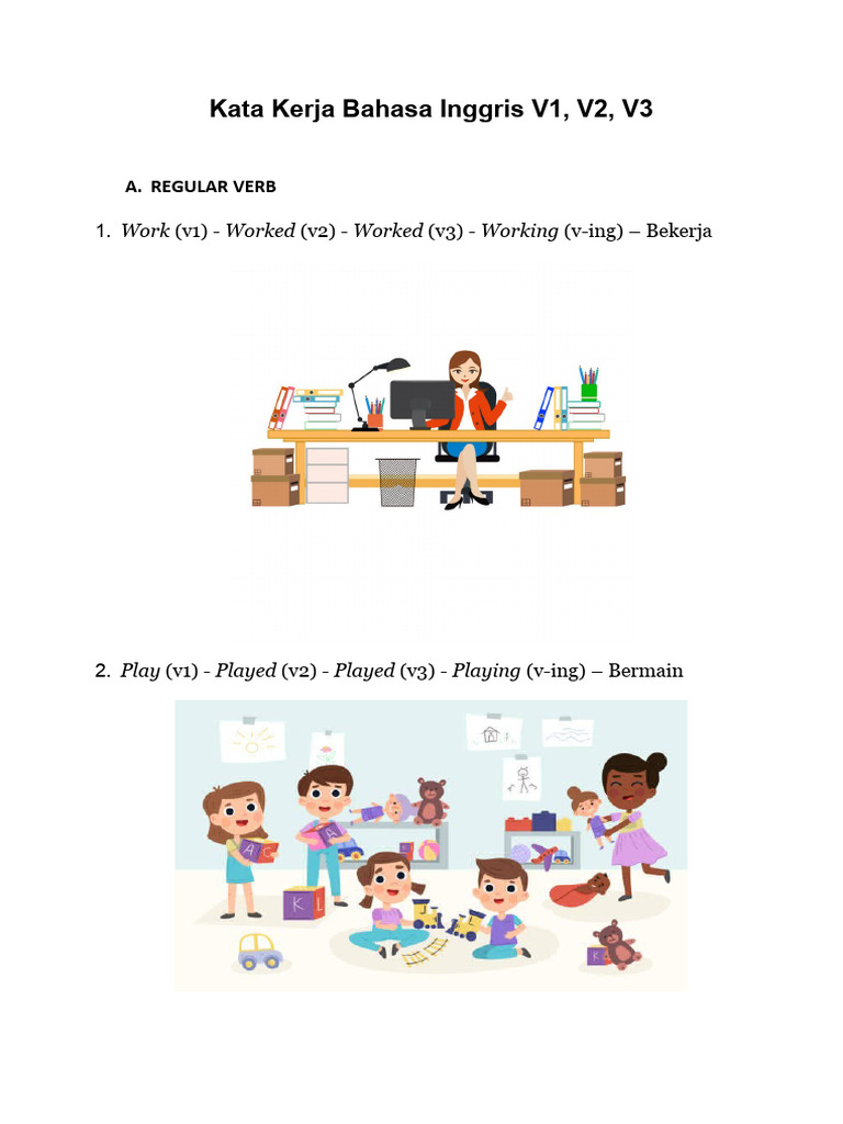 Kata Kerja Bahasa Inggris V1 Pdf
