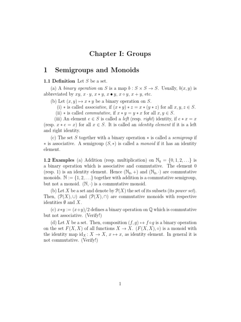 Notas Abstract Algebra | PDF | Group (Mathematics) | Category Theory