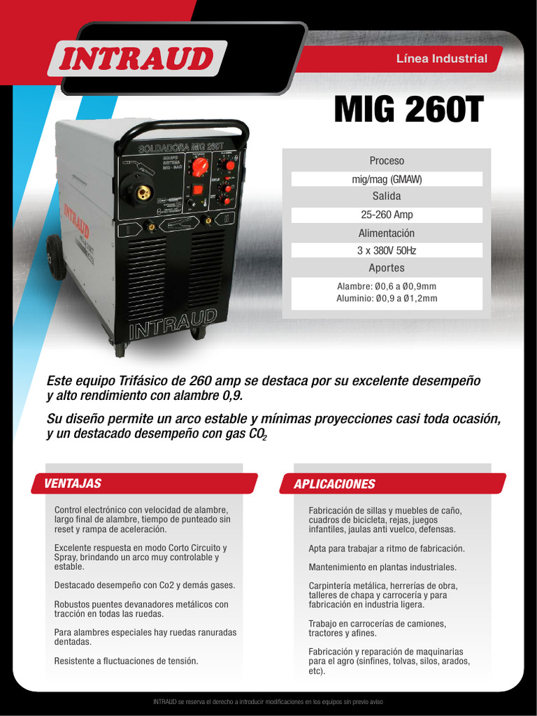 Mig 260 T | PDF