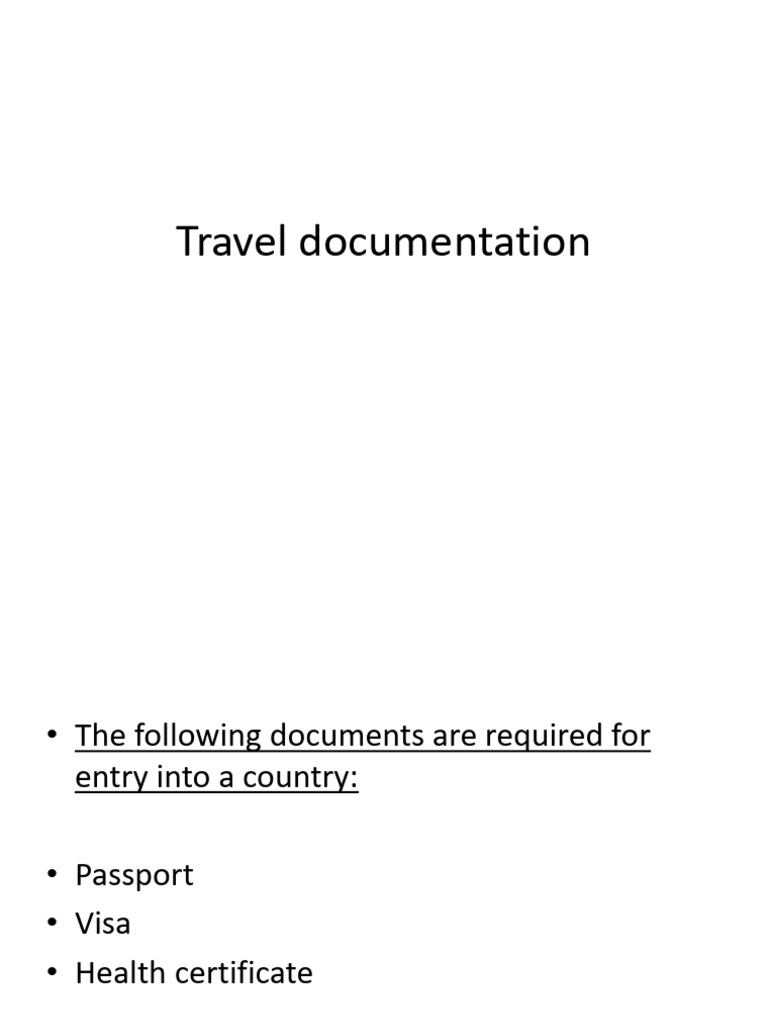 3.travel Documentation | PDF | Travel Visa | Passport