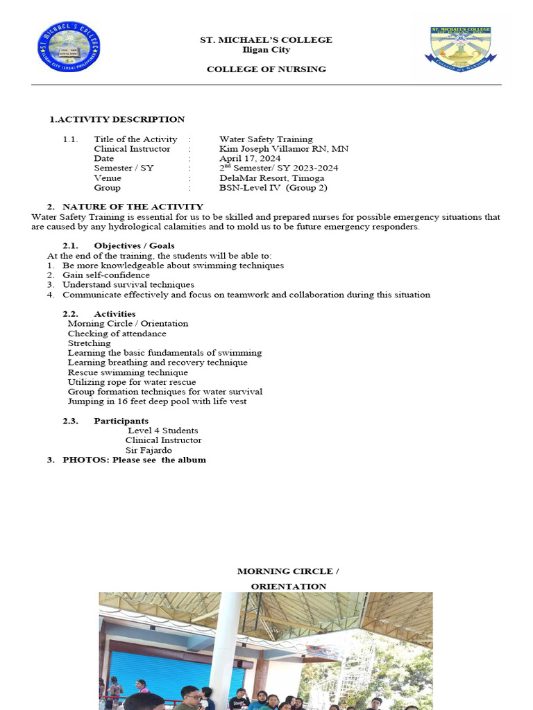 Watersafety Pinaka Final | PDF