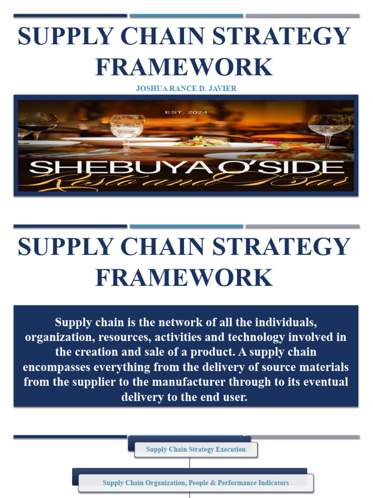 Supply Chain Strategy Framework | PDF | Supply Chain | Marketing