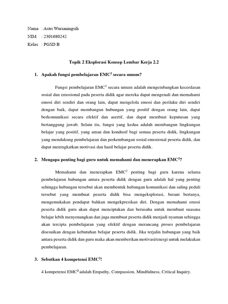 Astri Wurianingsih - PSE - T2-3 - Eksplorasi Konsep | PDF
