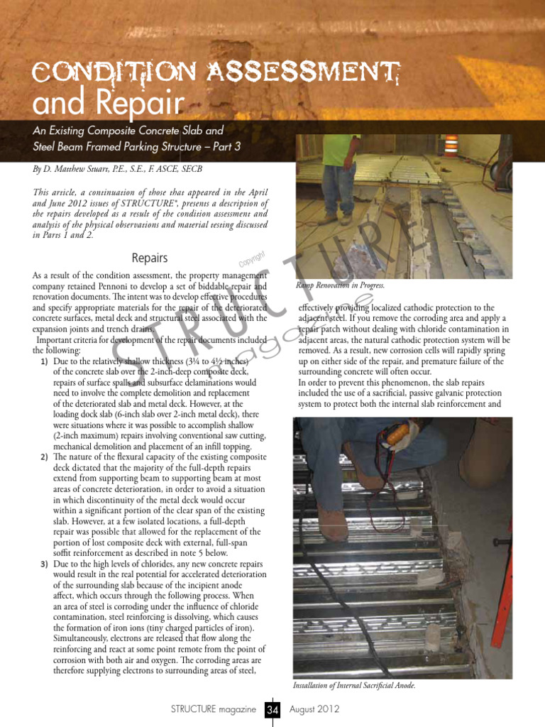 SF ConditionAssessment Stuart Aug121 | Download Free PDF | Corrosion ...