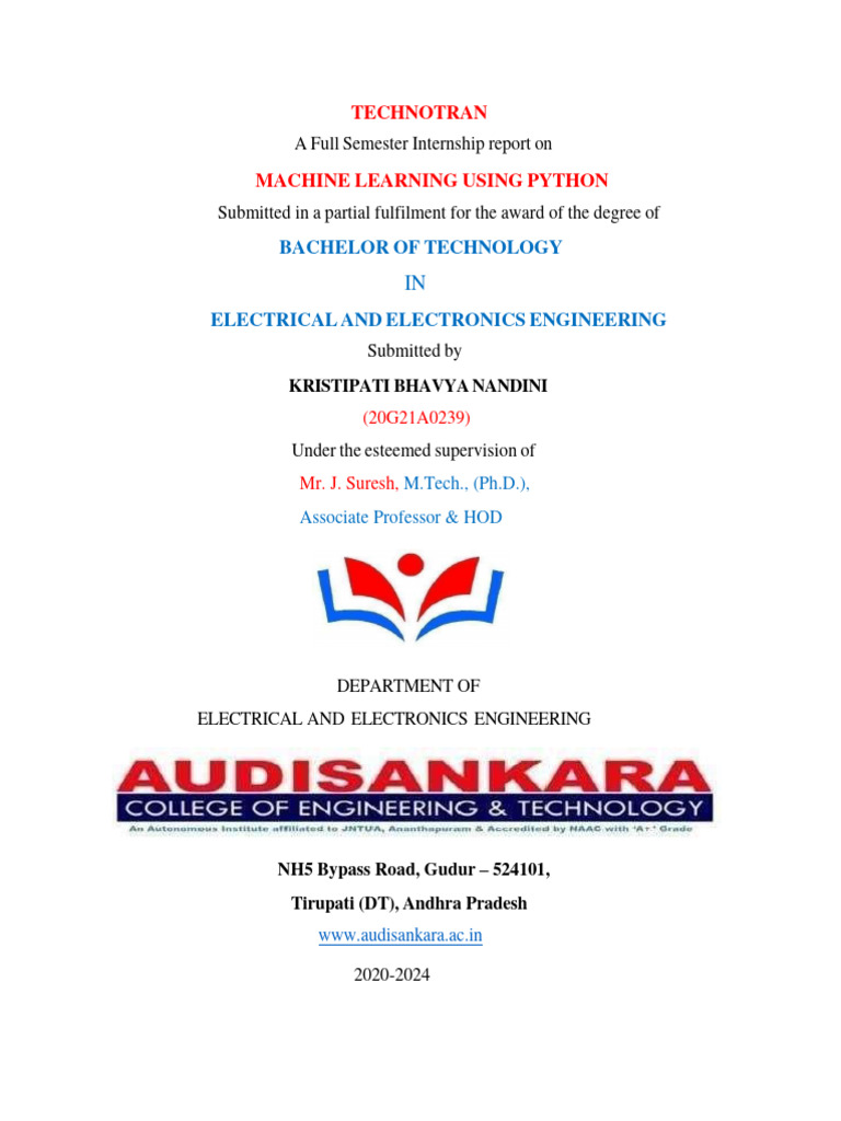 FSI Document Bhavya PDF | PDF | Machine Learning | Statistical ...