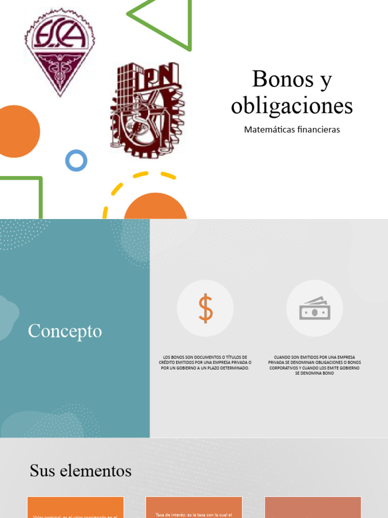 Bonos y Obligaciones en Finanzas | PDF | Interés | Bonos (Finanzas)