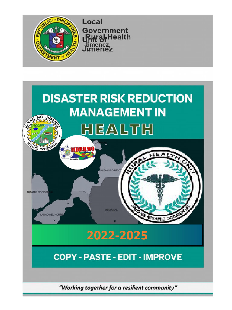 DRRMH Plan for LGU - JIMENEZ 2023-25updatedlast | PDF | Flood ...