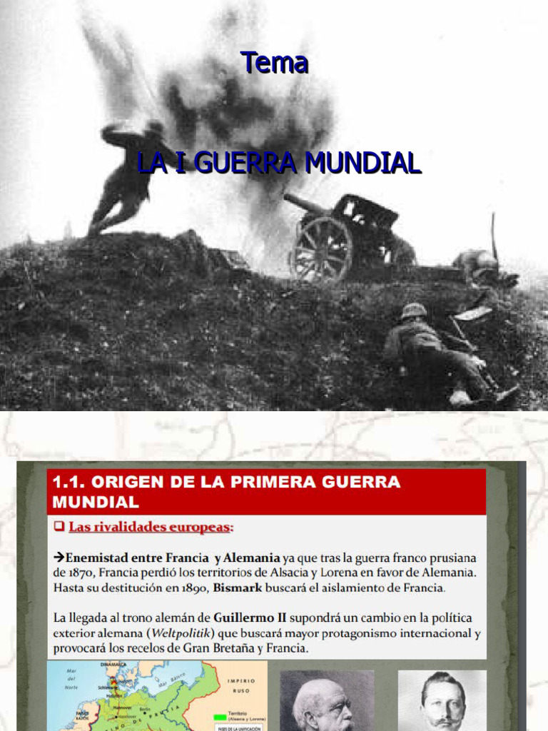 I GUERRA MUNDIAL Presentacion Power Point | PDF | Liga de las Naciones ...
