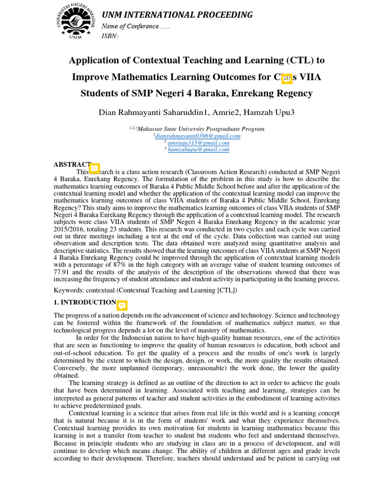 097 Dian Rahmayanti Saharuddin | PDF | Learning | Knowledge