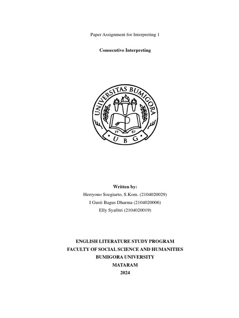 Consecutive Interpreting Article | PDF | Language Interpretation | Translations