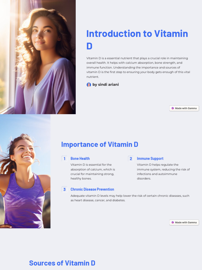 Introduction To Vitamin D | PDF | Vitamin D | Vitamin