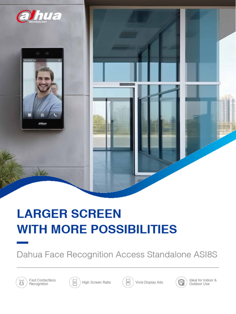 Leaflet Dahua Face Recognition Access Standalone ASI8S V1.0 en 202311 | Download Free PDF | Wi ...