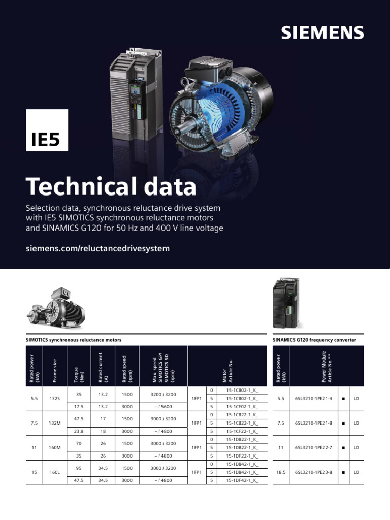 Dimc t10101 00 7600simotics Reluctancemotorie5 144 | PDF | Siemens ...