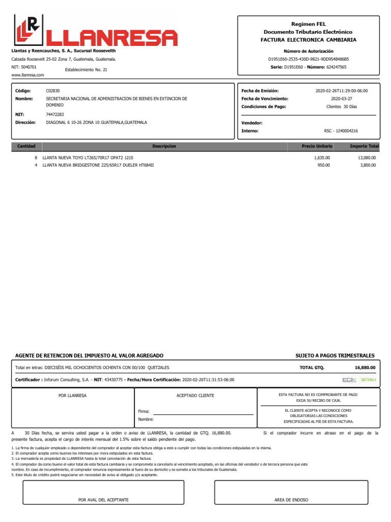 Regimen FEL Documento Tributario Electrónico Factura Electronica Cambiaria | PDF | Factura ...