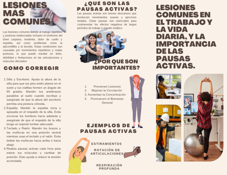 Actividad de Aprendizaje GA5-230101507-AA4 Identificar La Higiene Postural | PDF | Dolor lumbar ...