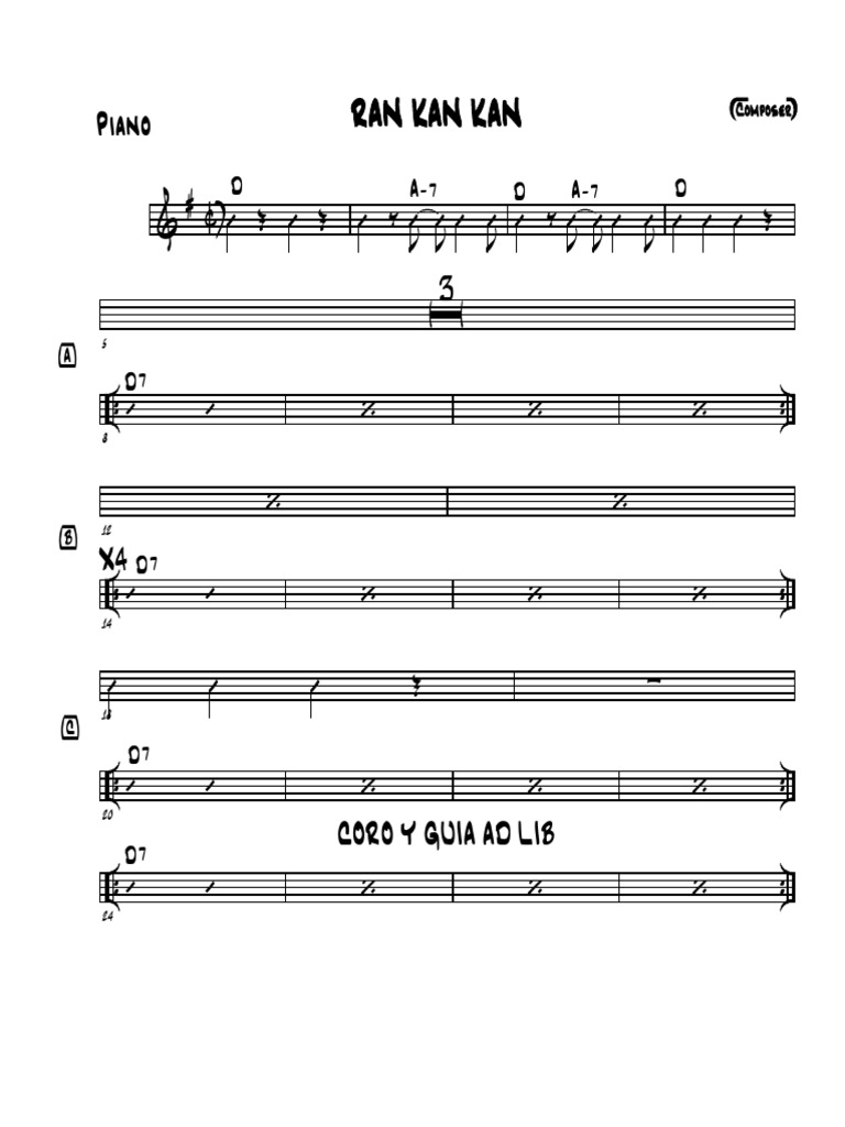 Finale 2005 - (Ran Kan Kan - 003g Piano | PDF