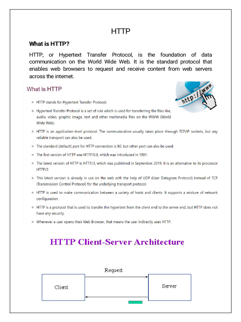 Understanding HTTP Protocol Basics | PDF | Networking | Internet & Web