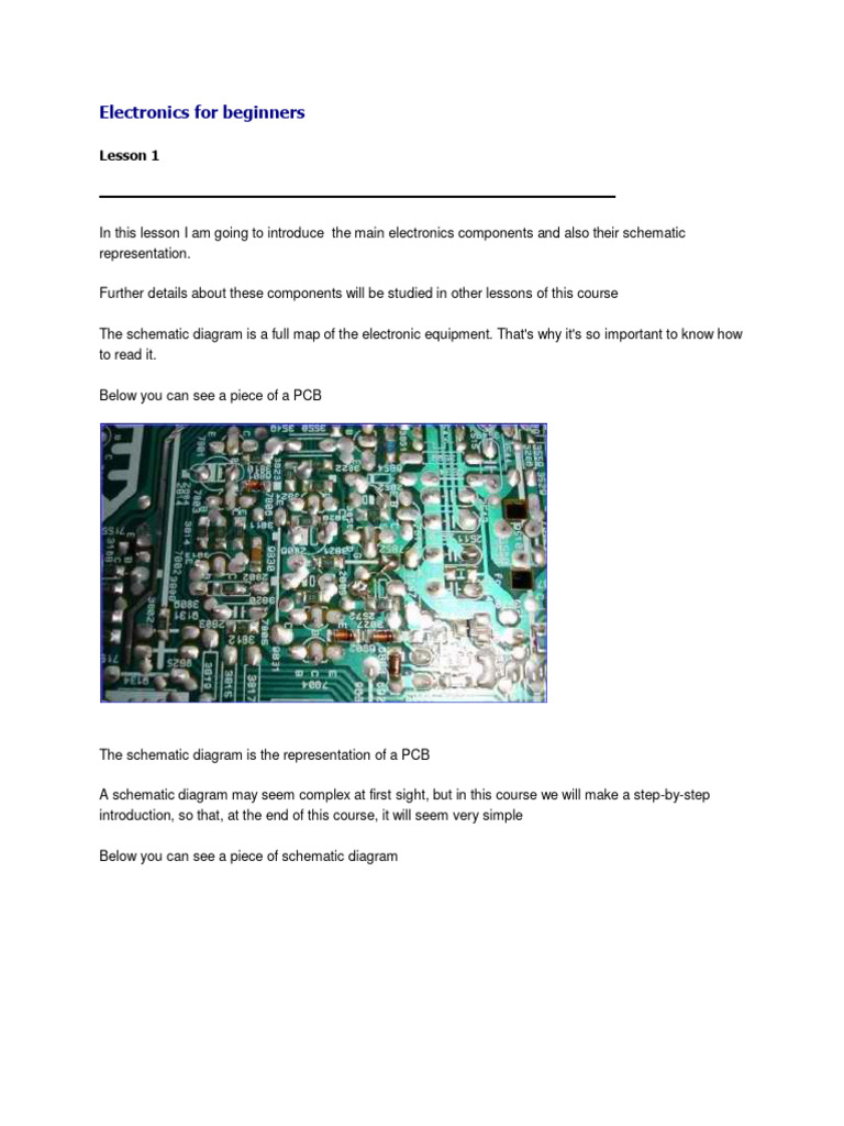 LESSON 1 | PDF | Diode | Bipolar Junction Transistor