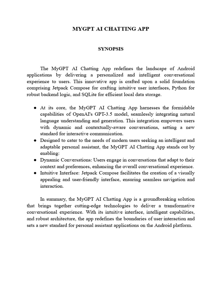 (Full)Mygpt Ai Chating App | PDF | Xml | Android (Operating System)