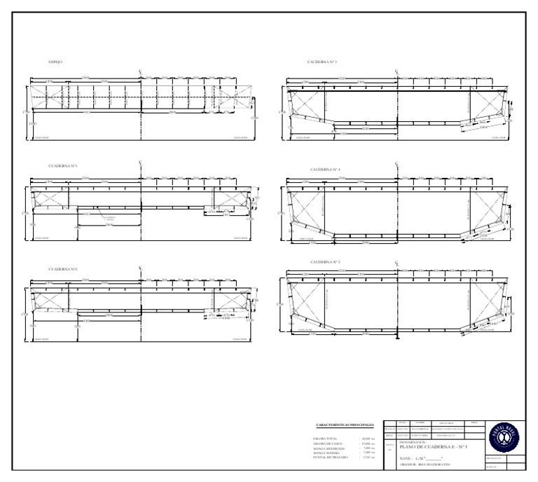 CL CL: Plano de Cuaderna E - #5 | PDF | Arquitectura naval ...