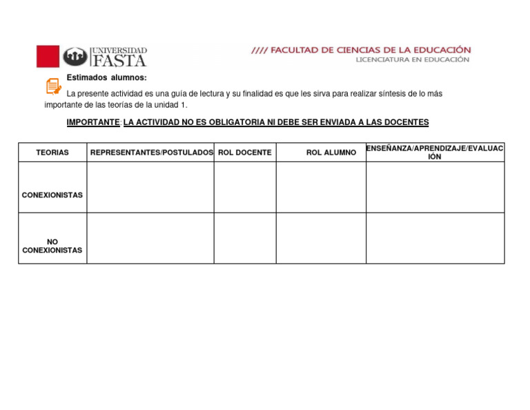 Guía de Lectura Unidad 1 | PDF | Crecimiento personal y profesional
