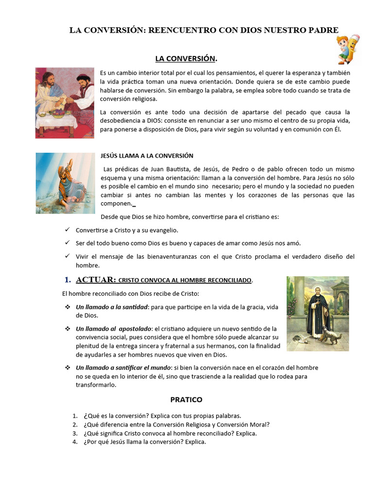 La Conversión: Encuentro con Dios | PDF | Jesús | Conversión religiosa
