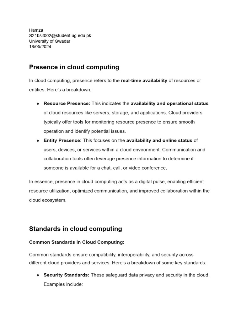 Cloud Computing Assignment 2 | PDF | Cloud Computing | Computing