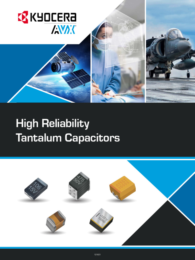 High Reliability Tantalum Capacitors Guide | PDF | Capacitor | Capacitance