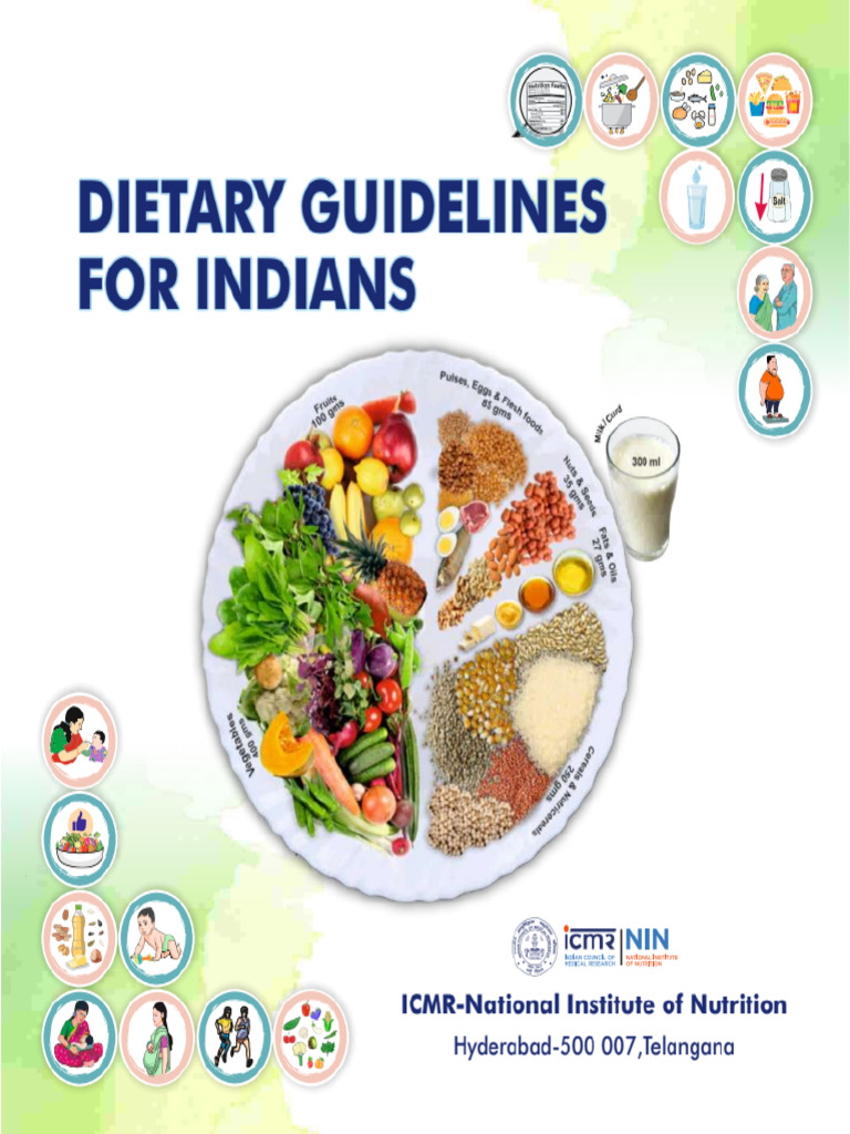 NSR - NIN Dietary Guidelines For Indians - 2024 | PDF