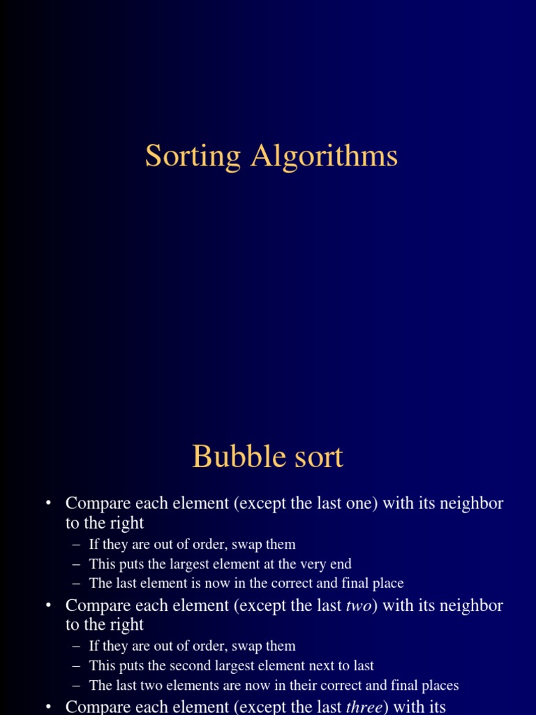 Sorting | PDF | Computer Data | Discrete Mathematics