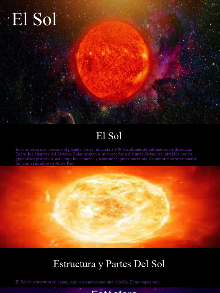El Sol Diapositivas | PDF | Ultravioleta | Dom