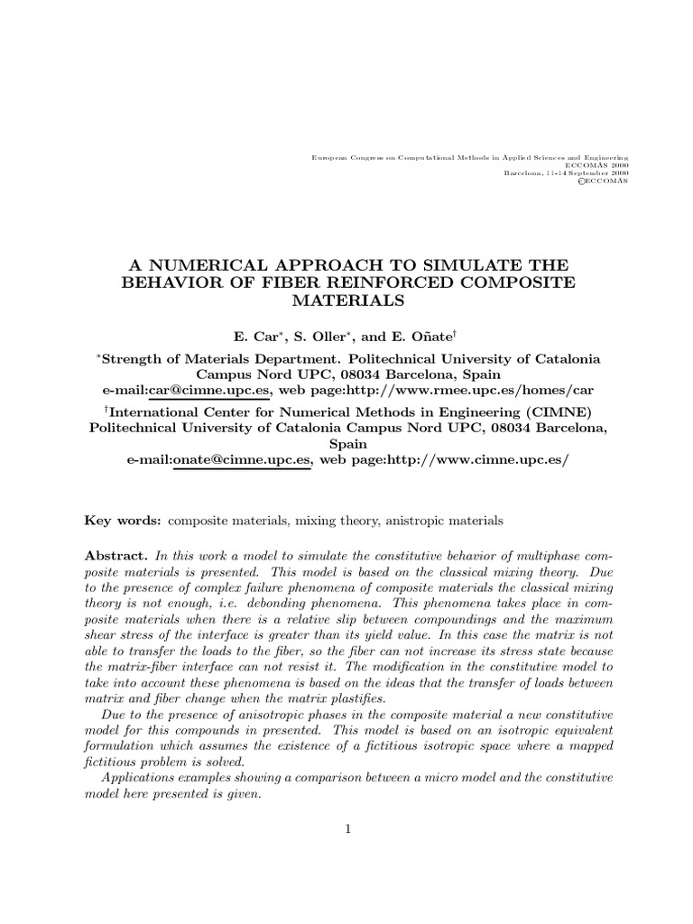 Computational Methods in Applied Sciences | PDF