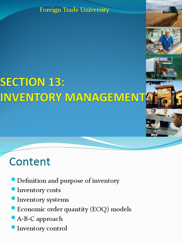 Inventory Management | PDF | Inventory | Management Accounting