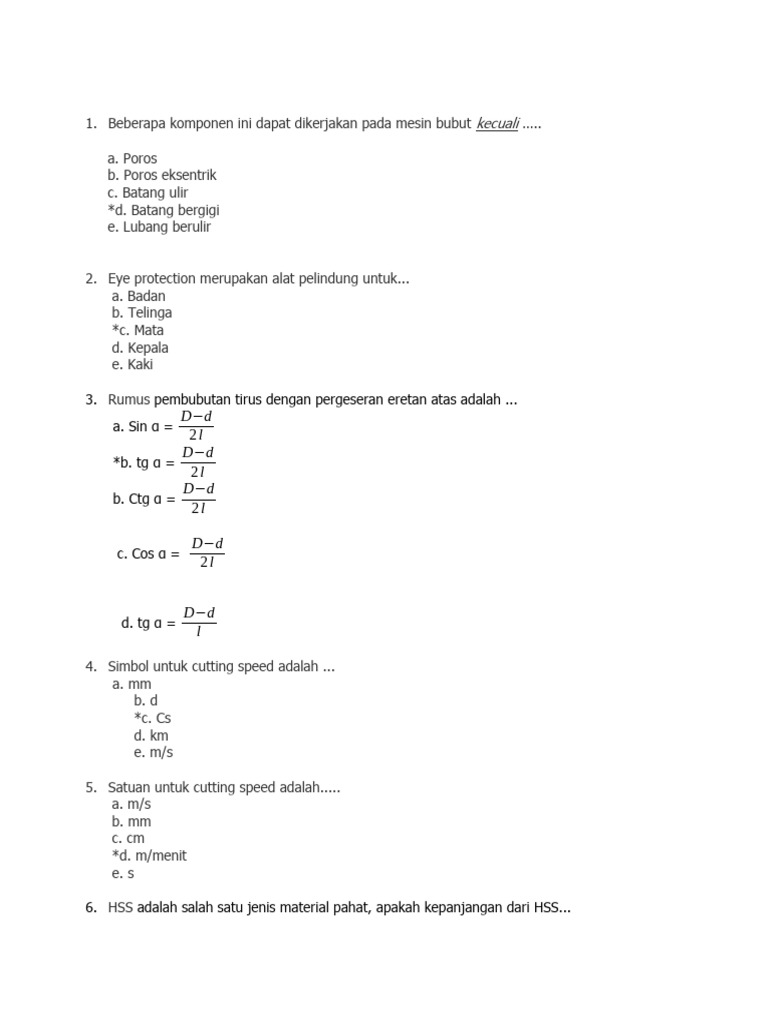Soal Sas TPM Xi - Tim TPM | PDF | Metode & Bahan Ajar