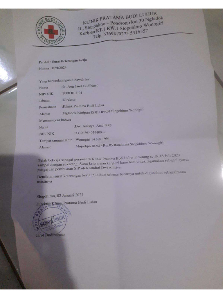 Ijin Operasional | PDF