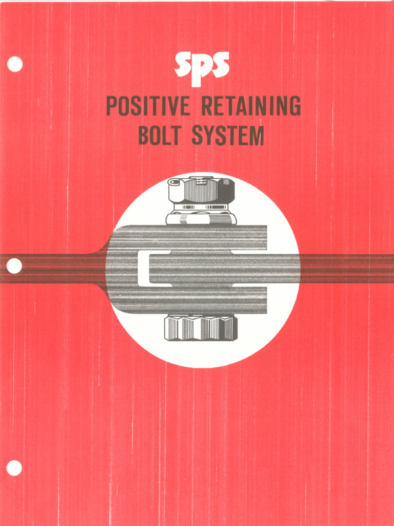 Positive Retaining Bolt System | PDF