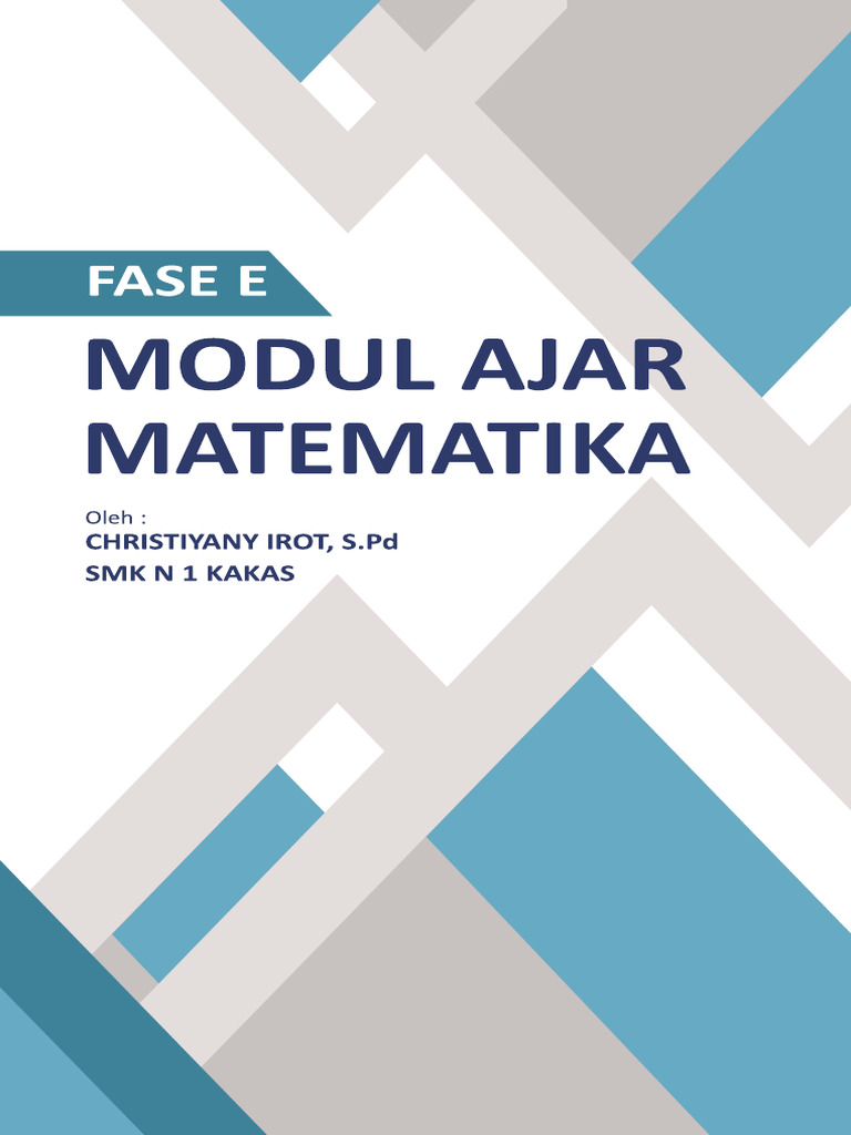 Modul Ajar Trigonometri | PDF | Sains & Matematika