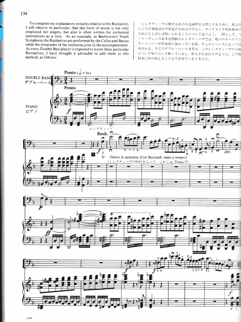 Recitativo Piano Pág.1 | PDF | Musical Forms | Classical Music Groups