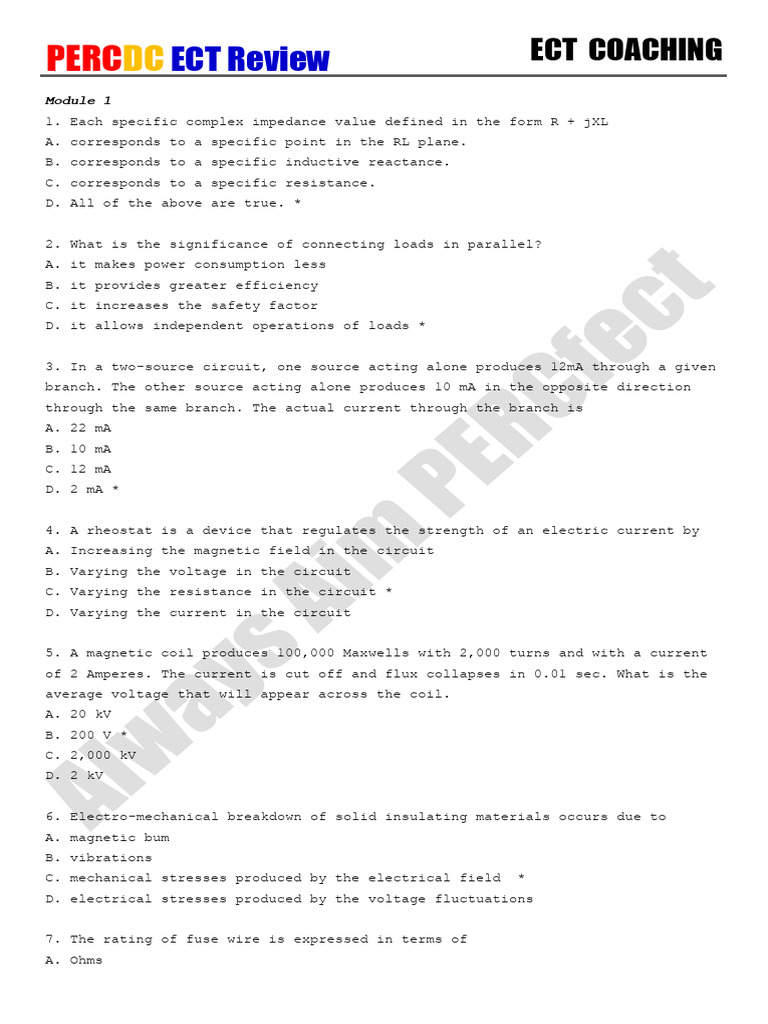 Ect Coaching Module k2c | PDF | Rectifier | Inductor