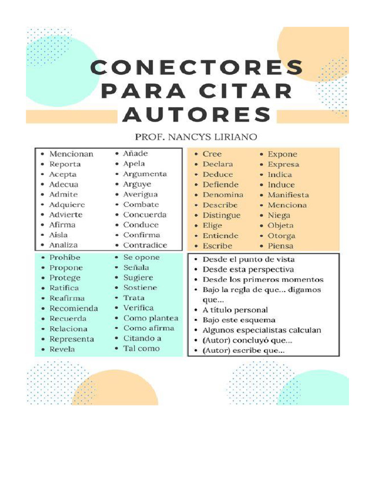 Conectores para Ensayos | PDF