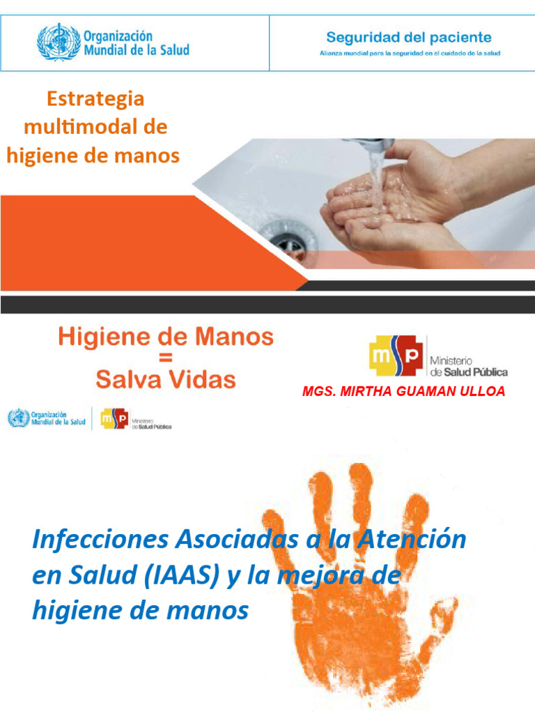 Charla Higiene de Manos | PDF | Lavado de manos | Higiene