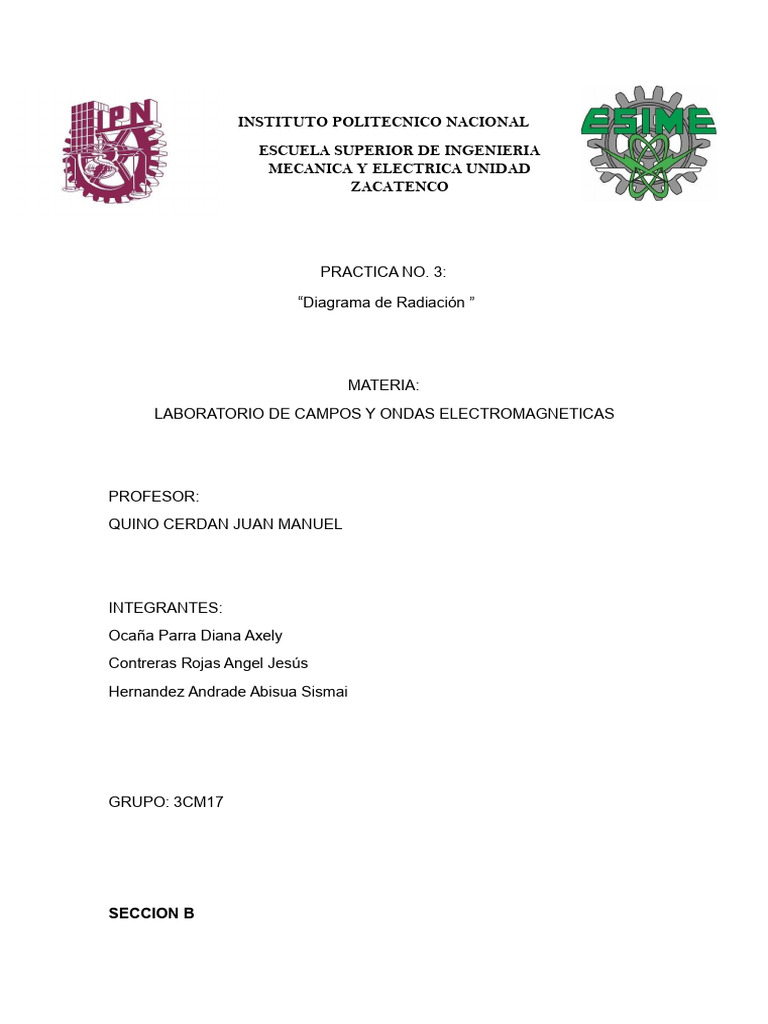 Pract3 1 | PDF | Antena (Radio) | Radiación electromagnética