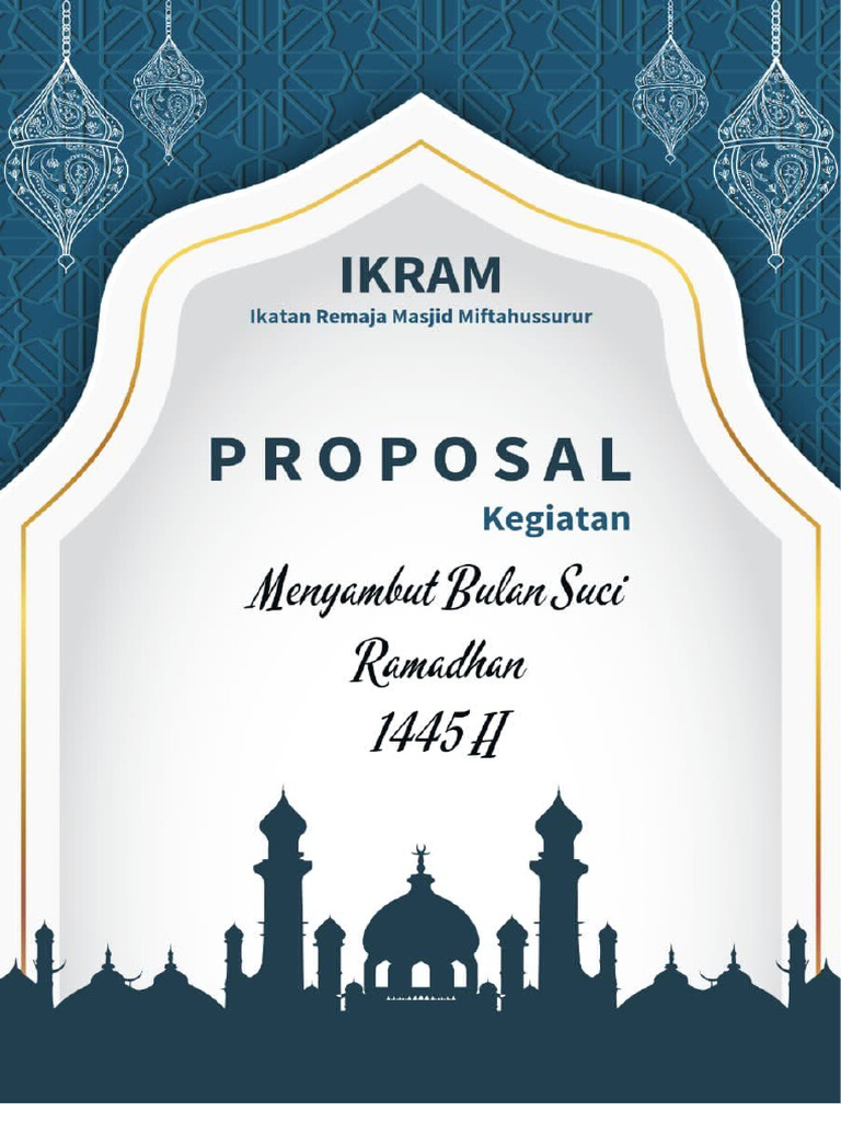 Proposal-Menyambut Ramadhan 1445 H | PDF