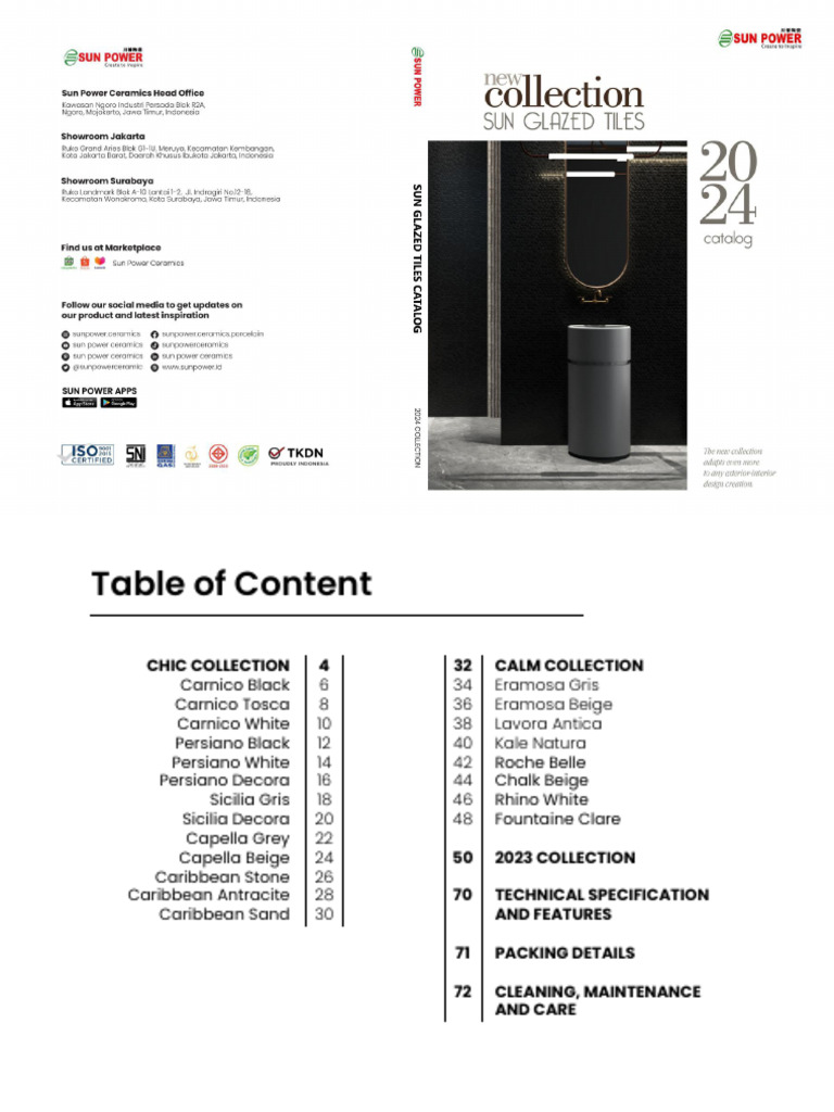 Sun Glazed Catalog 2024 | PDF | Detergent | Bleach