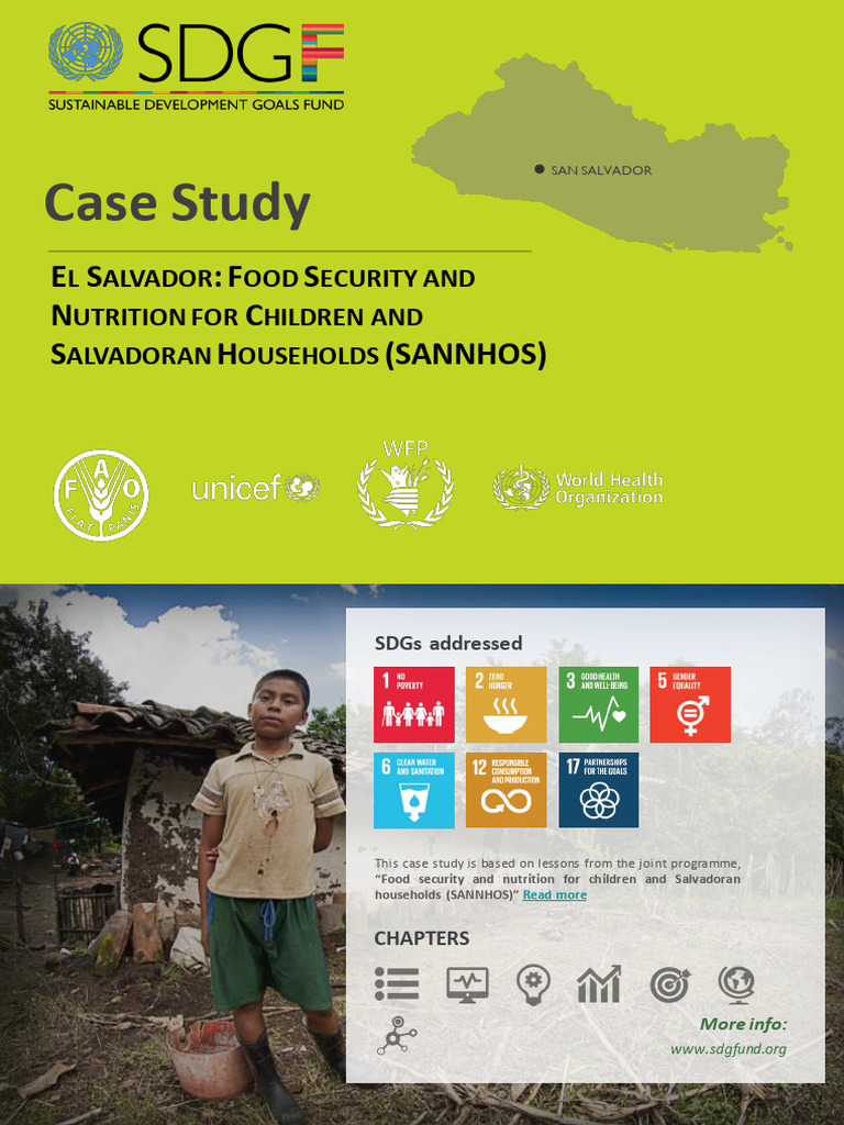 El Salvador Food Security Case Study | PDF | Food Security | Malnutrition