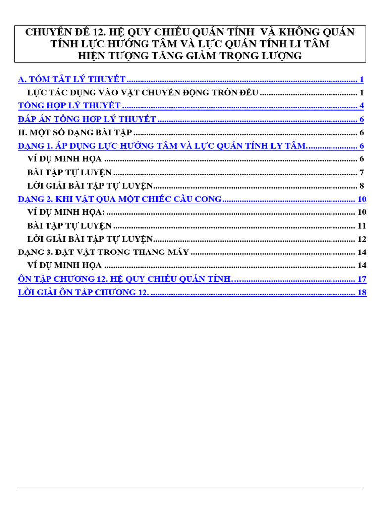 HE QUY CHIEU QUAN TINH VA KHONG QUAN TINH - Lovephysic | PDF